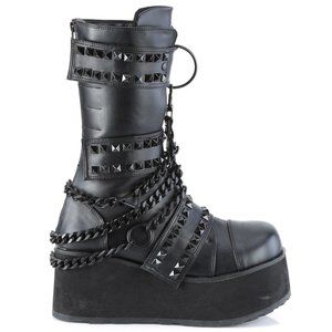Shoes | Platform Gothic Studded Lace Up Boots | Poshmark